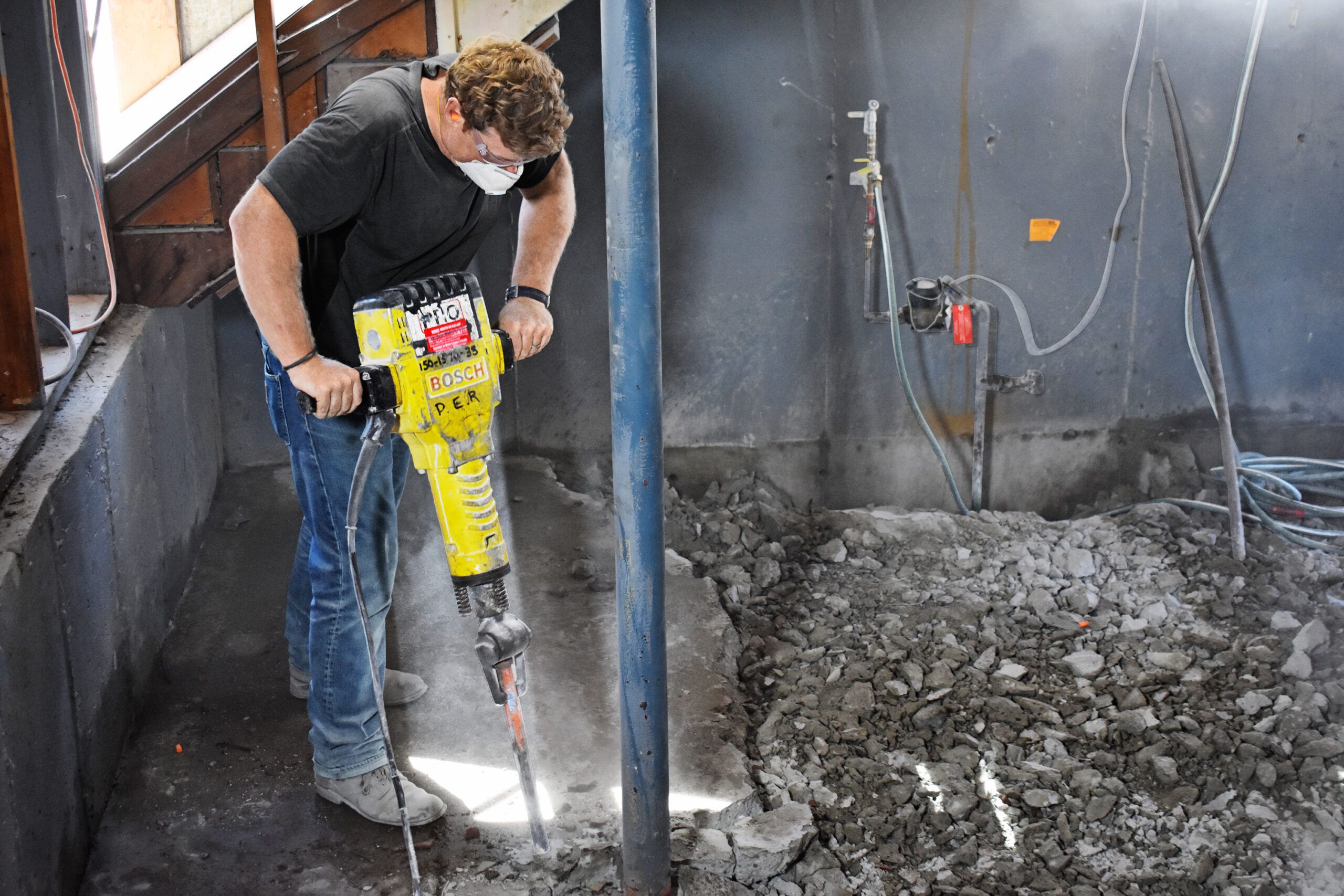 Smash Your Way to Success: Removing Tile from Concrete Floor with ...